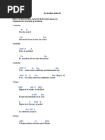 Acordes y letra de "Al estar ante Ti" | PDF