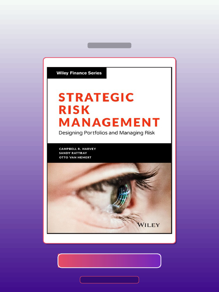 Strategic Risk Management Designing Portfolios and Managing Risk by ...