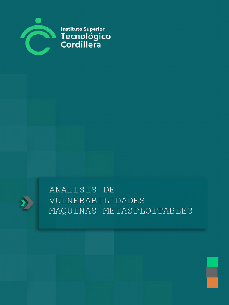 Analisis de Vulnerabilidades Maquinas Metasploitable Con Nessus y Nmap ...