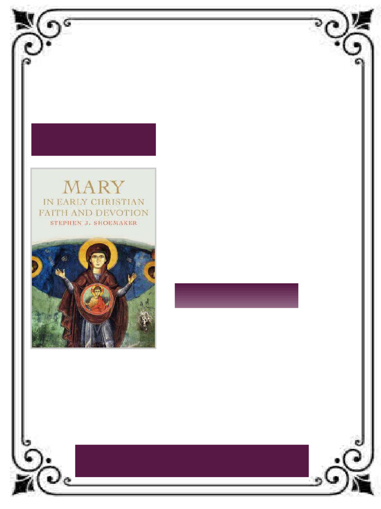 Mary in Early Christian Faith and Devotion Stephen J. Shoemaker ebook ...