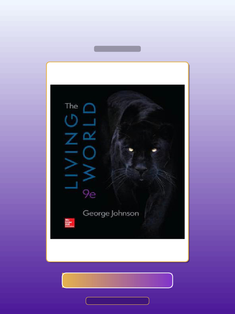 The Living World 9E Johnson E-book Testbank Solutions | PDF | Multiple ...