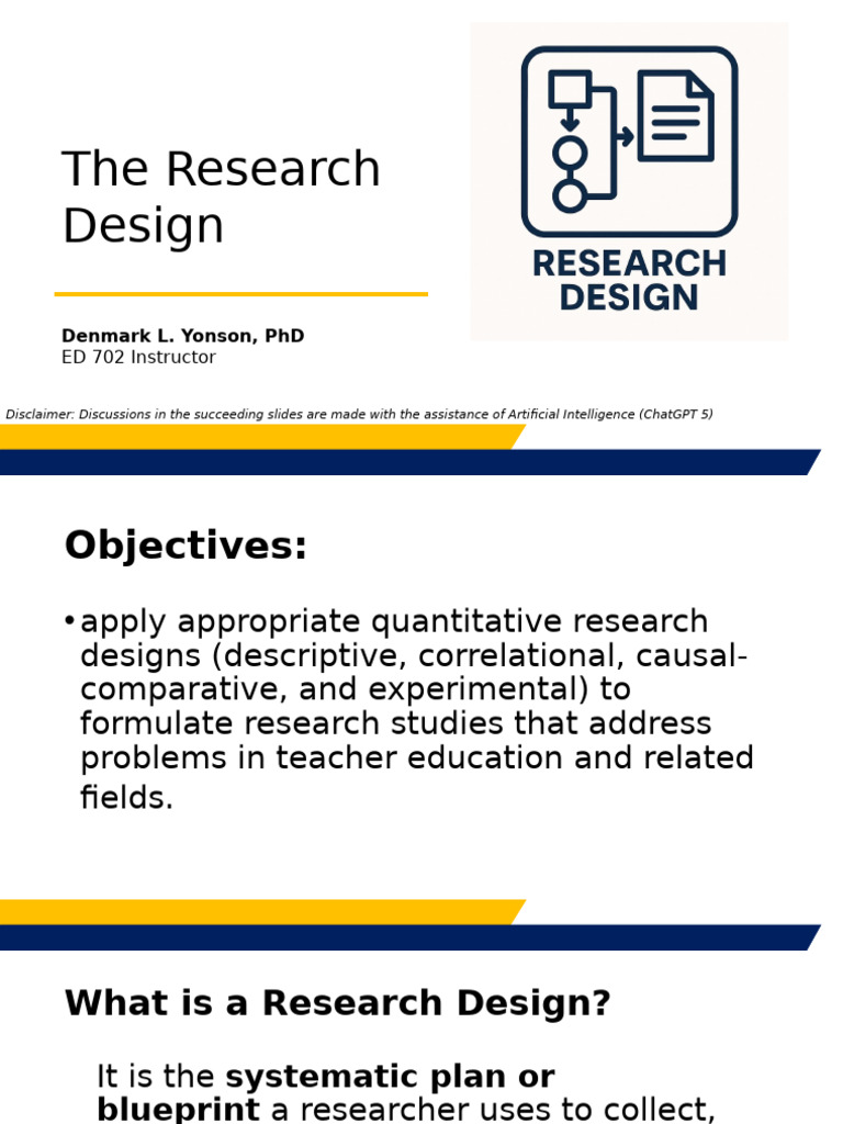 Lesson 4.research Designs | PDF | Statistics | Experiment