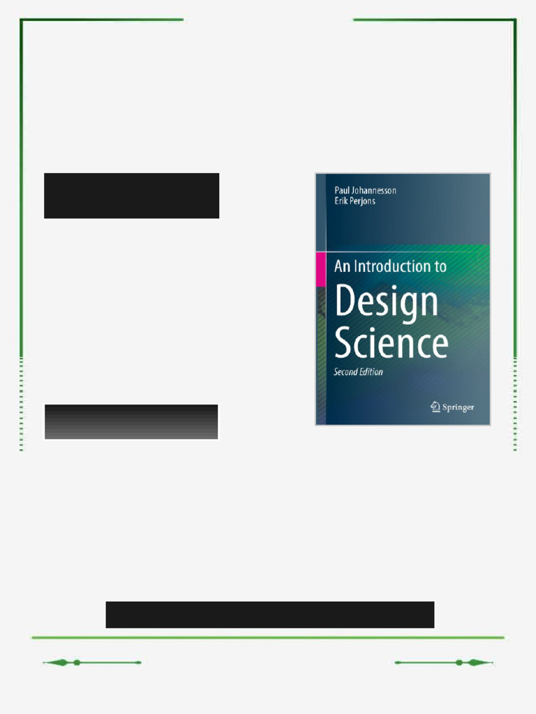 An Introduction to Design Science 2nd Edition Paul Johannesson online ...