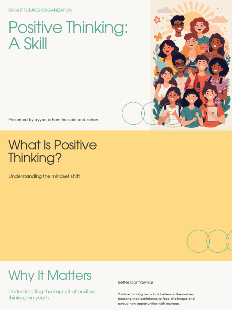 Presentation - Positive Thinking A Skill | PDF | Psychological ...