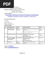 IITR Template | PDF