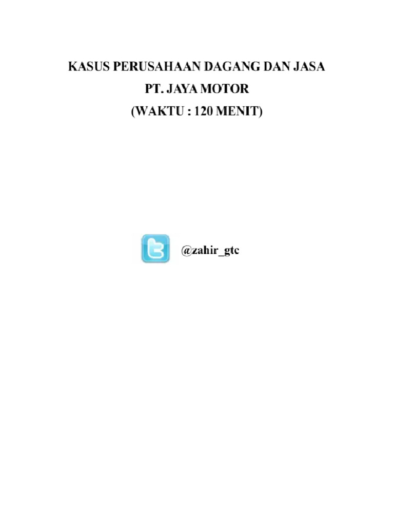 Kasus Perh - Dagang - (MG 11) | PDF