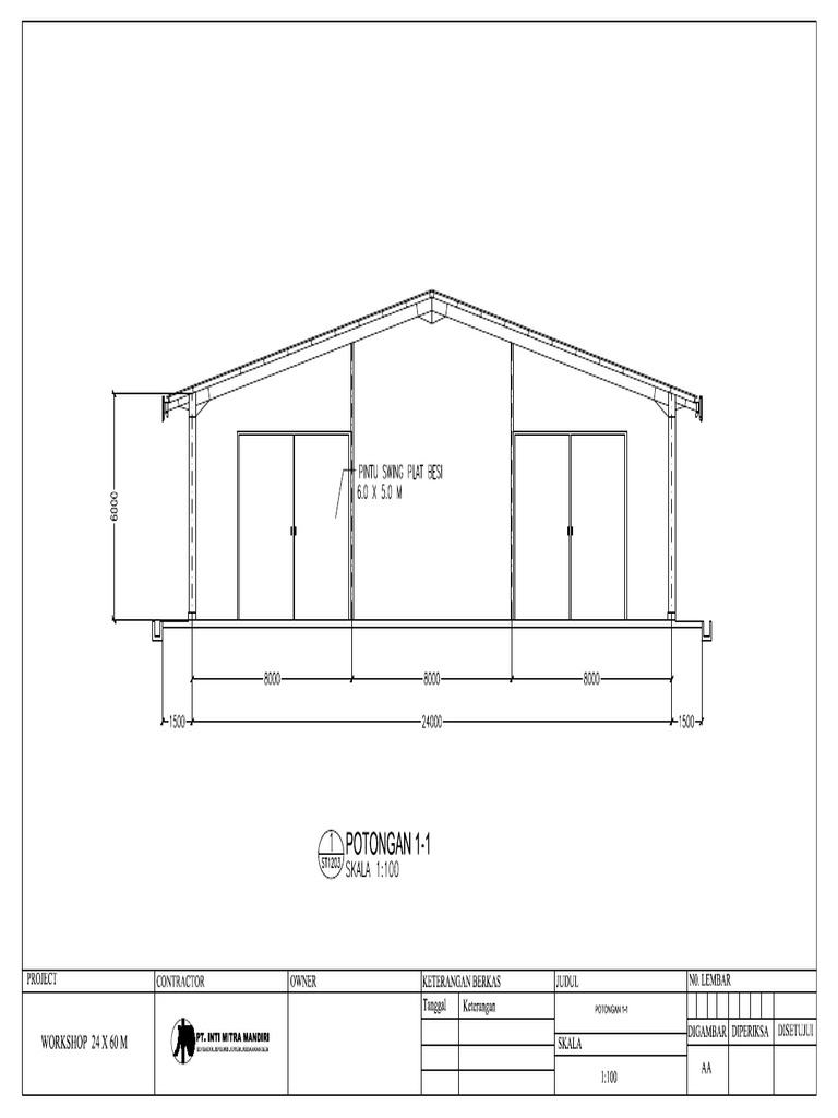 Gudang 24 X 60 M | PDF