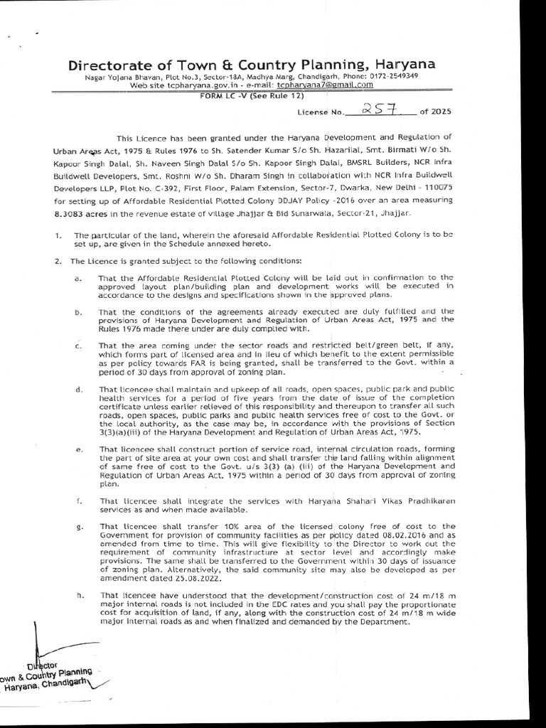 7615 - Lic No 257 of 2025 | PDF | License
