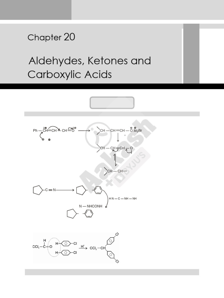 Aldehydes, Ketones and Carboxylic Acids - Sol | PDF | Organic Compounds ...