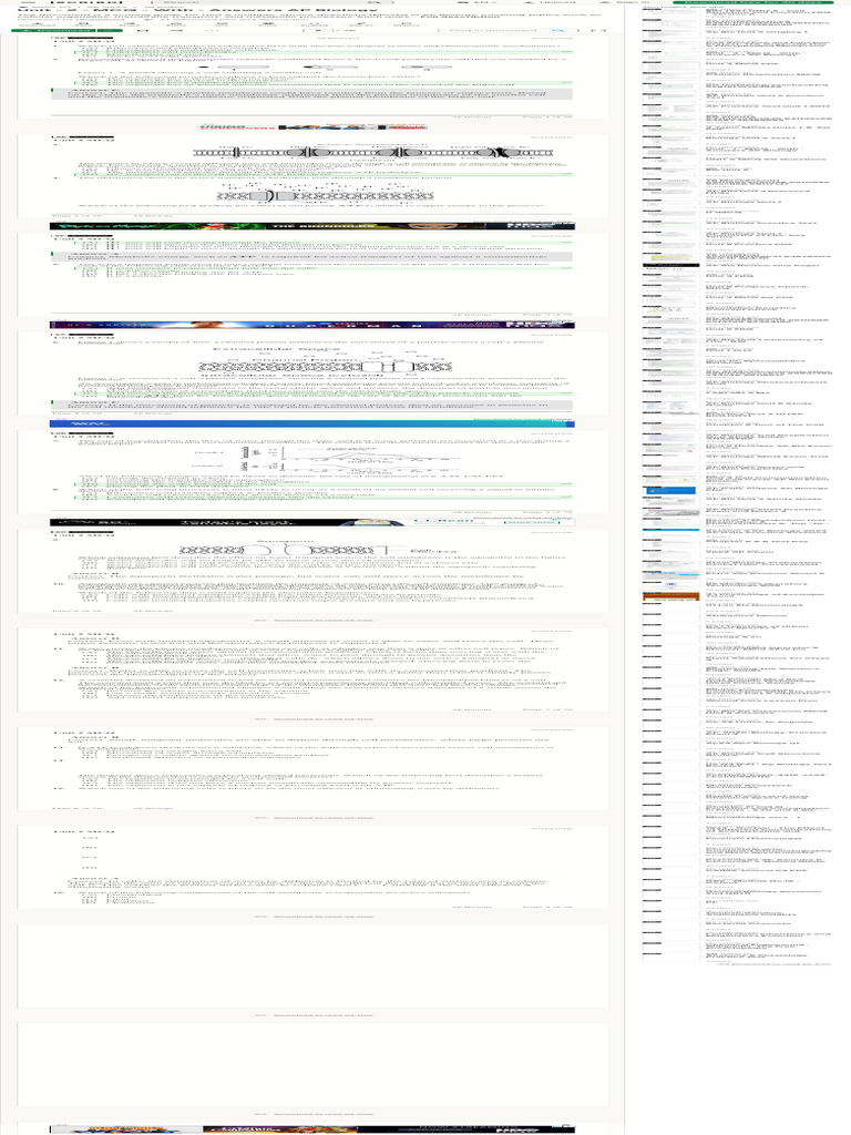 Unit - 2 - MCQ - With - Answers AP Biology PDF Cell Membrane Eukaryotes ...