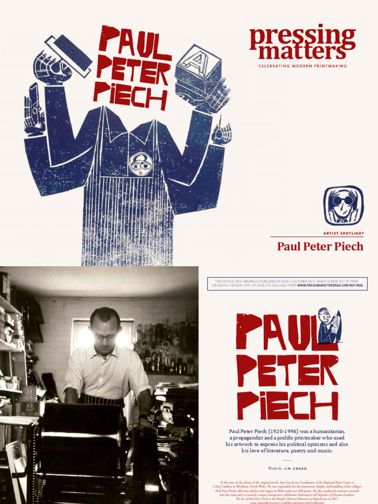 Paul+Peter+Piech Download Final | PDF | Printmaking | Woodcuts