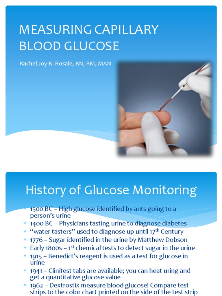 Measuring CBG | PDF | Blood Sugar | Medicine