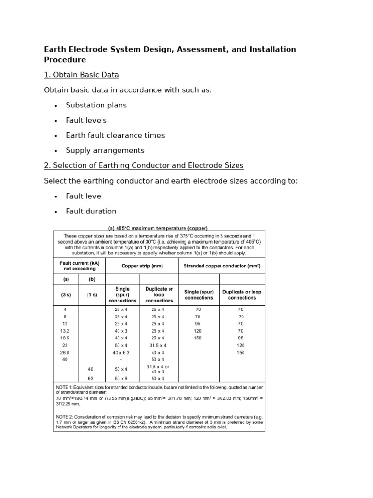 Earth Electrode System Design | PDF | Electromagnetism | Electrical ...