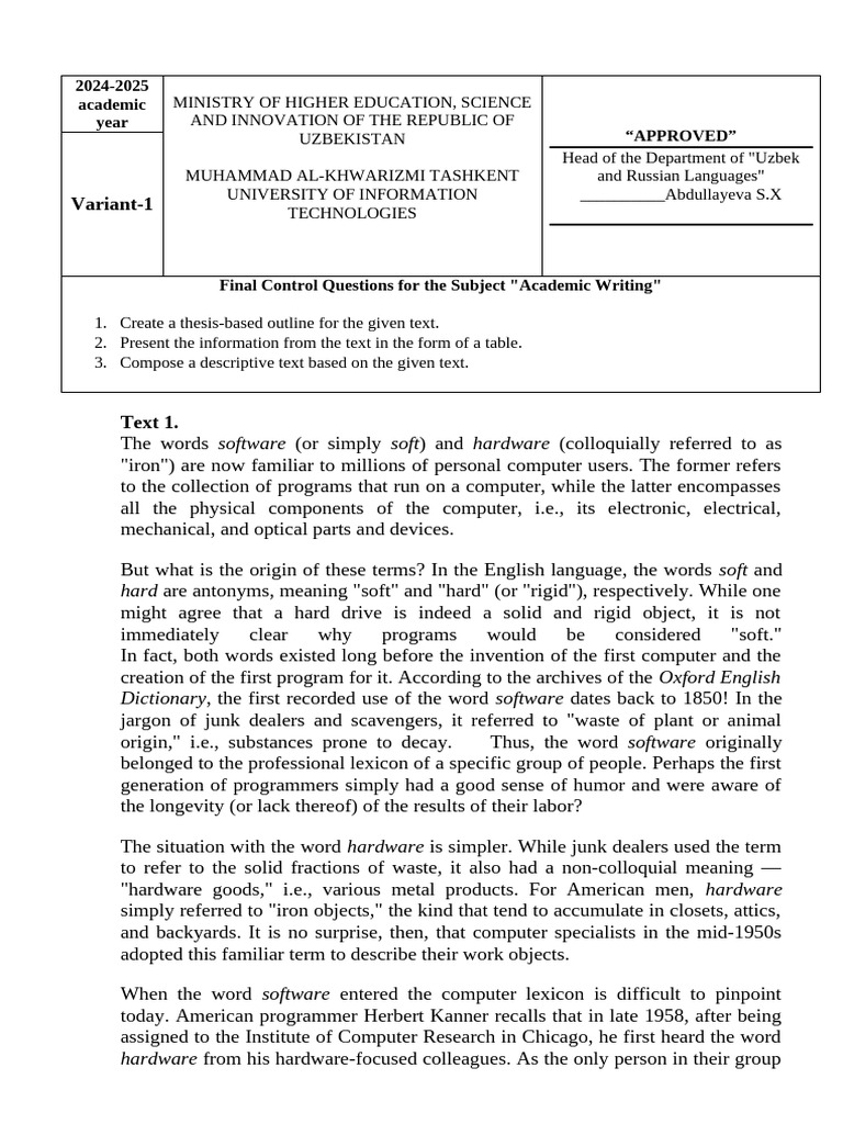 FC Academic Writing 2024-2025 | PDF | Data Compression | Floppy Disk
