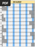 2023-2026 Epidemiological Calendar | PDF