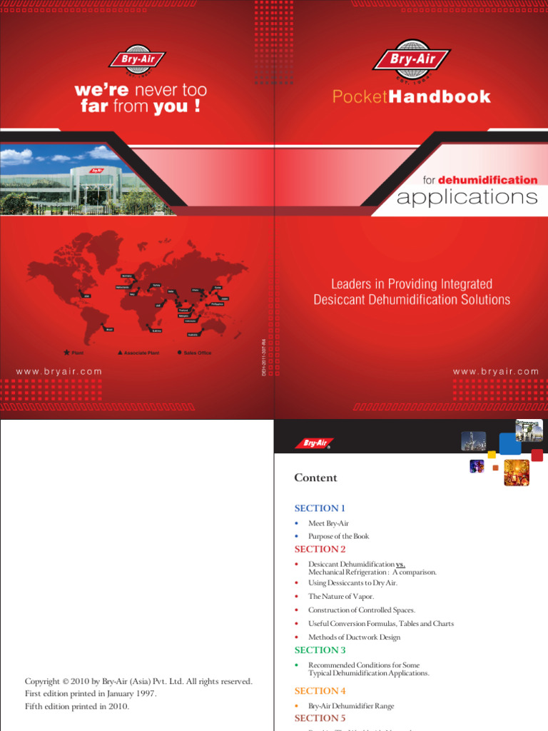 DEH Hand Book | PDF | Humidity | Engineering Thermodynamics