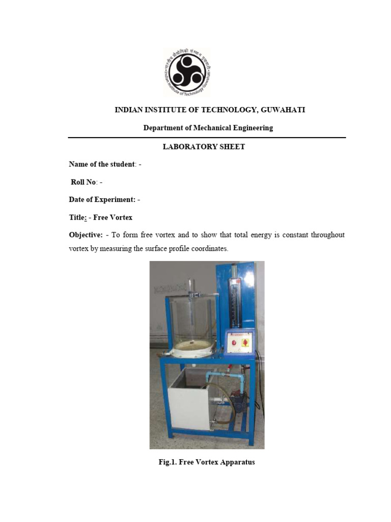 Free Vortex | PDF | Vortices | Chemical Engineering