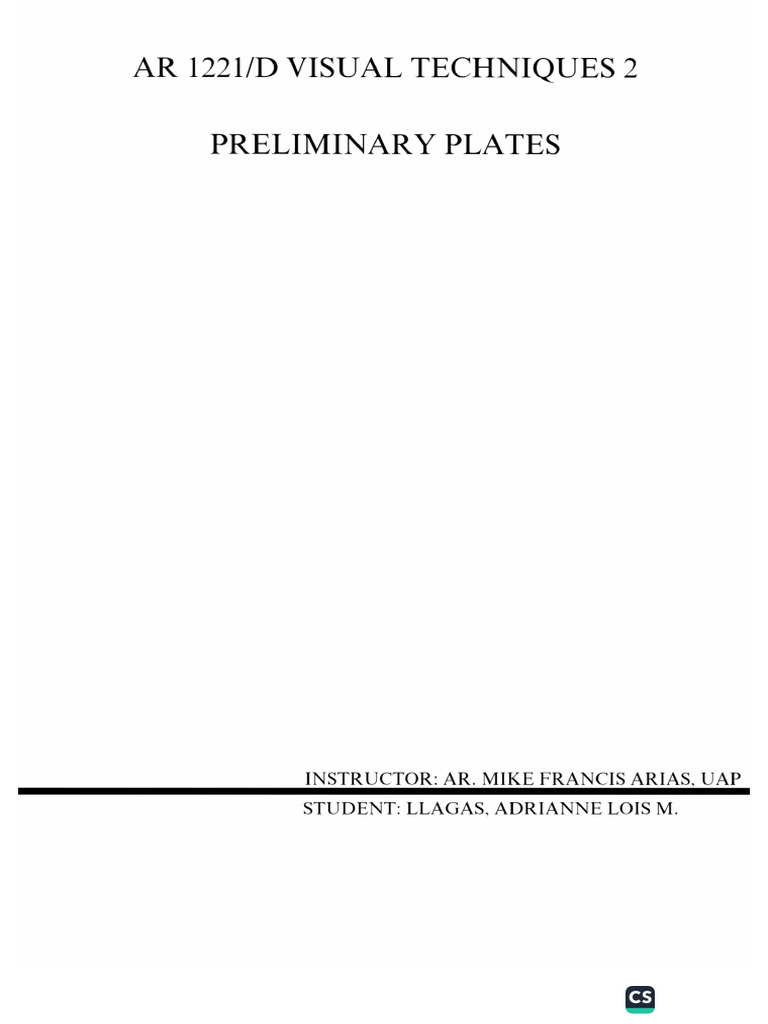 Ar 1221d Visual Techniques 2 (Compilation) | PDF
