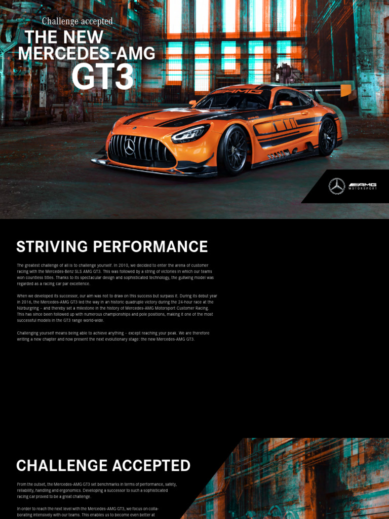 Mercedes Amg Gt3 2019 Int | PDF | Automotive Industry | Motor Vehicle ...