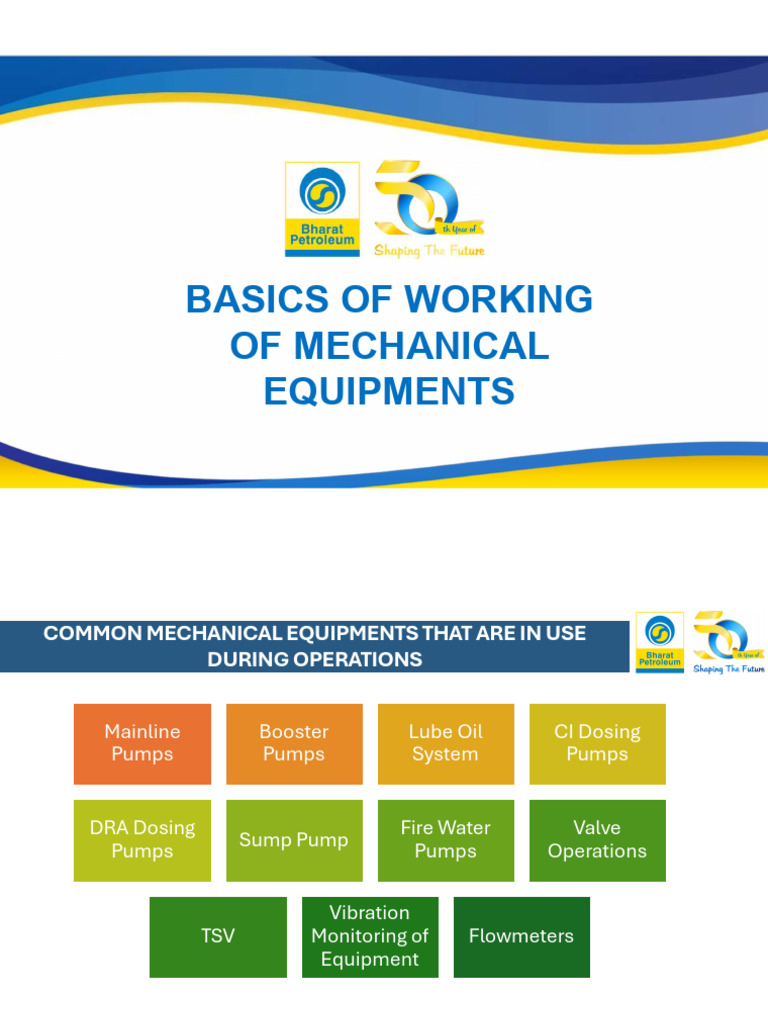 Basics of Working of Mech. Equipments. | PDF | Flow Measurement | Pump