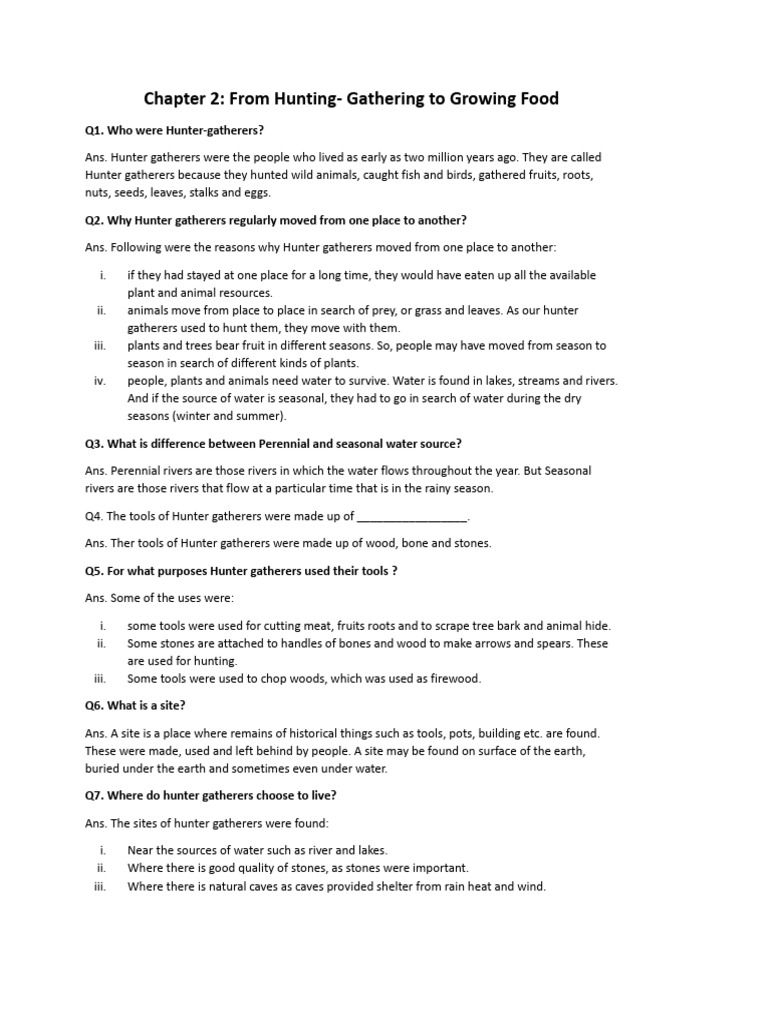 Hunter Gatherers............ | PDF | Hunter Gatherer | Hunting