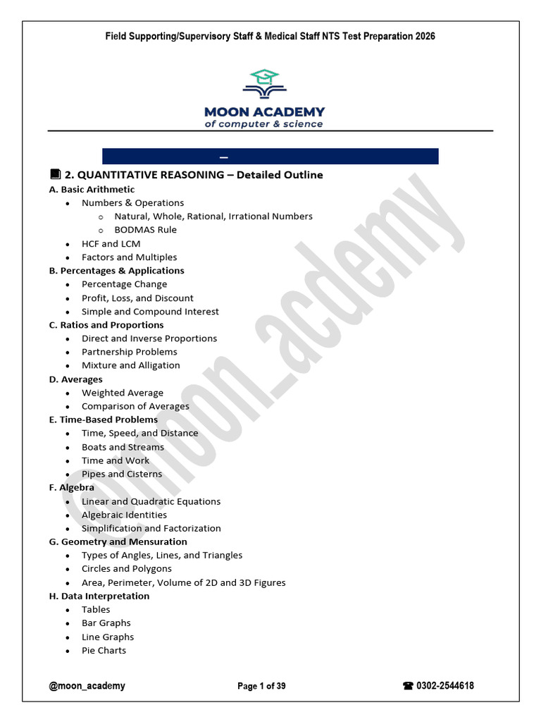 02-Quantitative Reasoning (Most Important) | PDF | Field (Mathematics ...