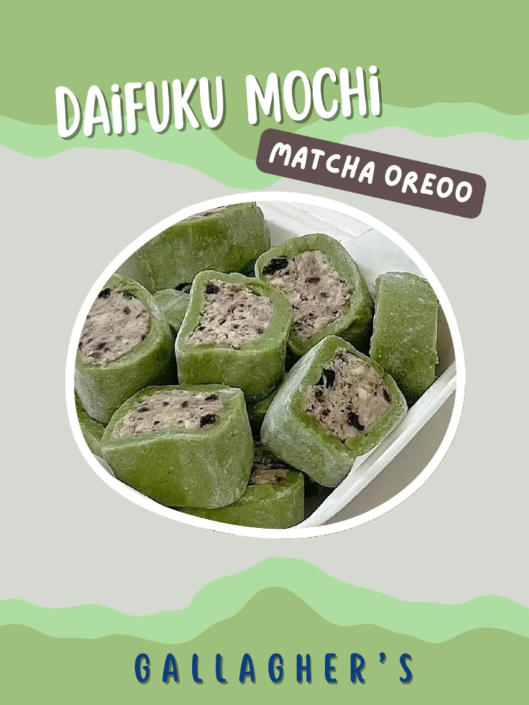 Mochi Matcha Cookies | PDF