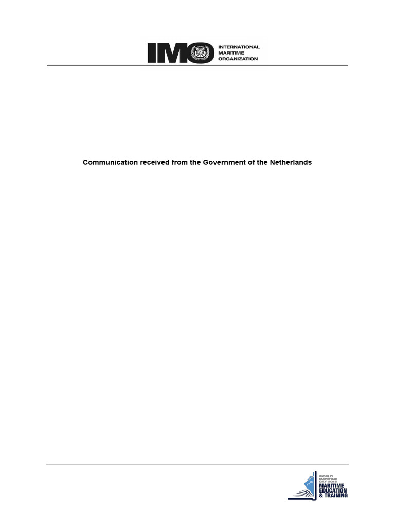 BWM.2-Circ.56 - Communication Received From the Government of the ...