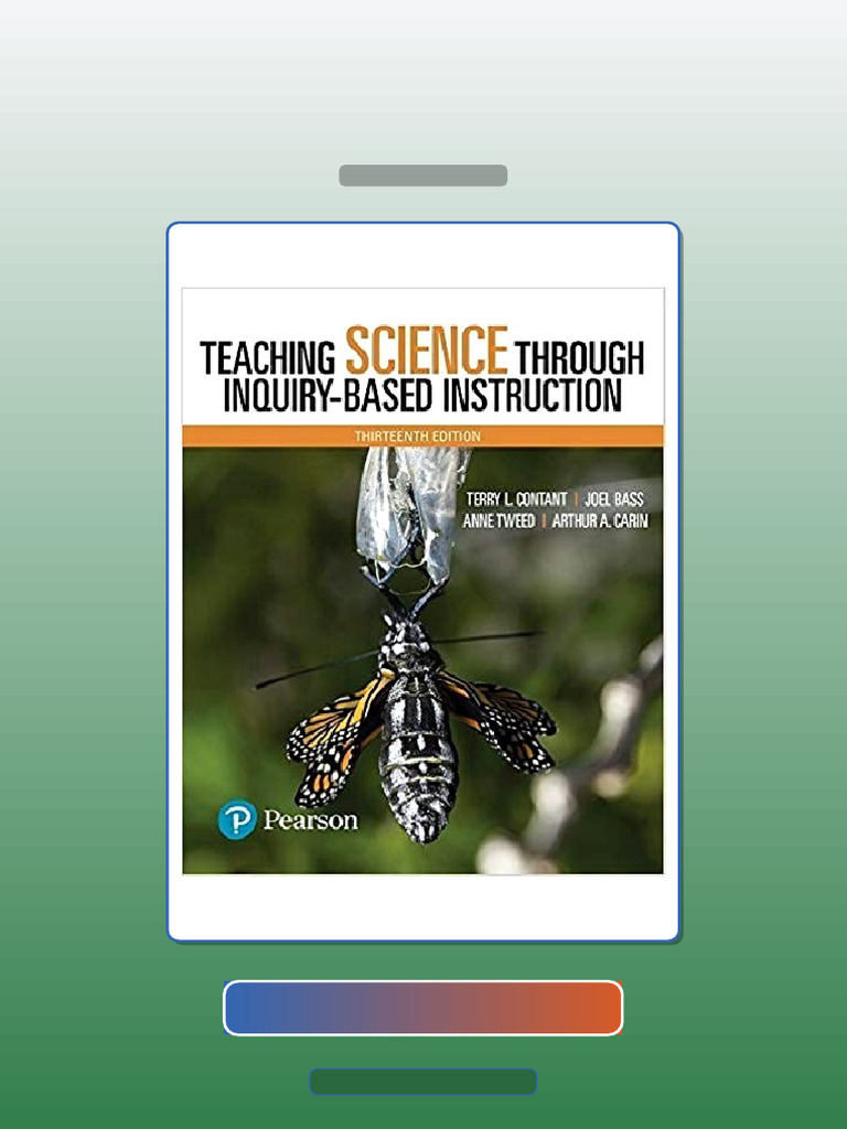 Teaching Science Through InquiryBased Instruction 13th Edition E-book ...
