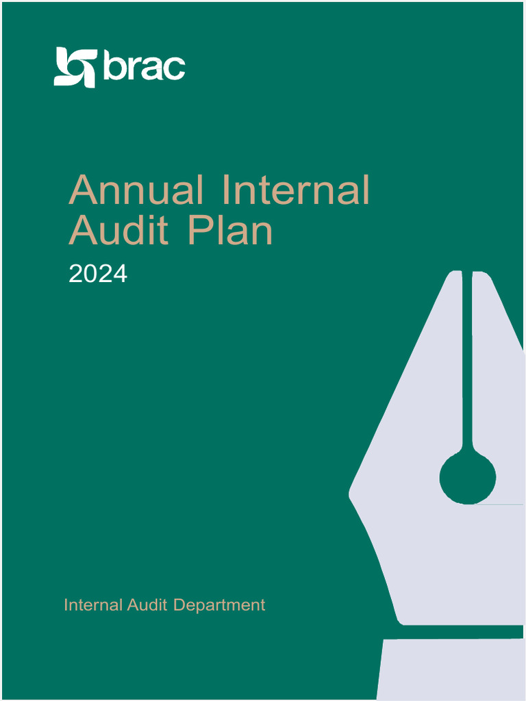 2024 - BRAC South Sudan - Annual Internal Audit Plan | PDF | Internal ...