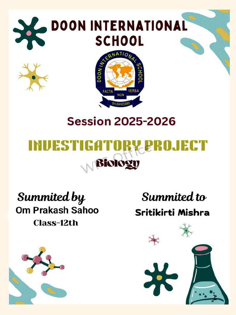 Biology Project Class 12th | PDF