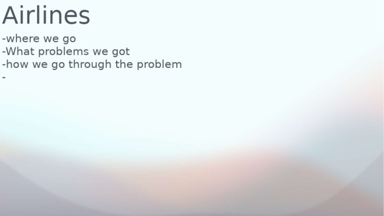 Where We Go - What Problems We Got - How We Go Through The Problem | PDF