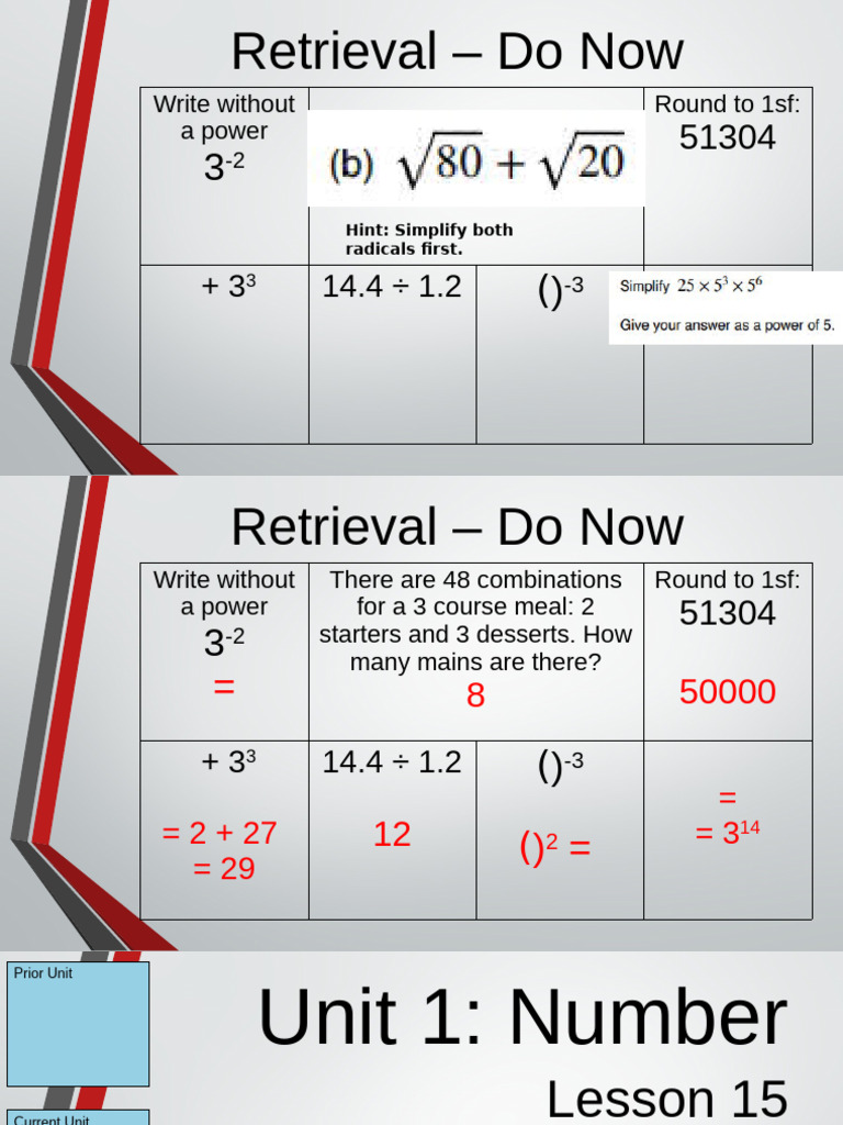 Lesson 15 Laws of Indices | PDF | Factorization | Numbers