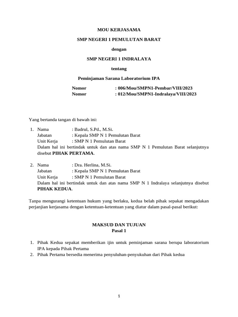 SPK Peminjaman Alat Lab | PDF