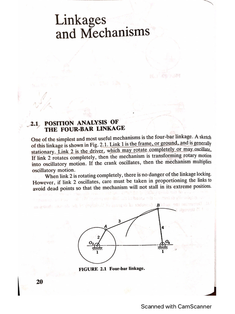Linkage and Mechanisms | PDF