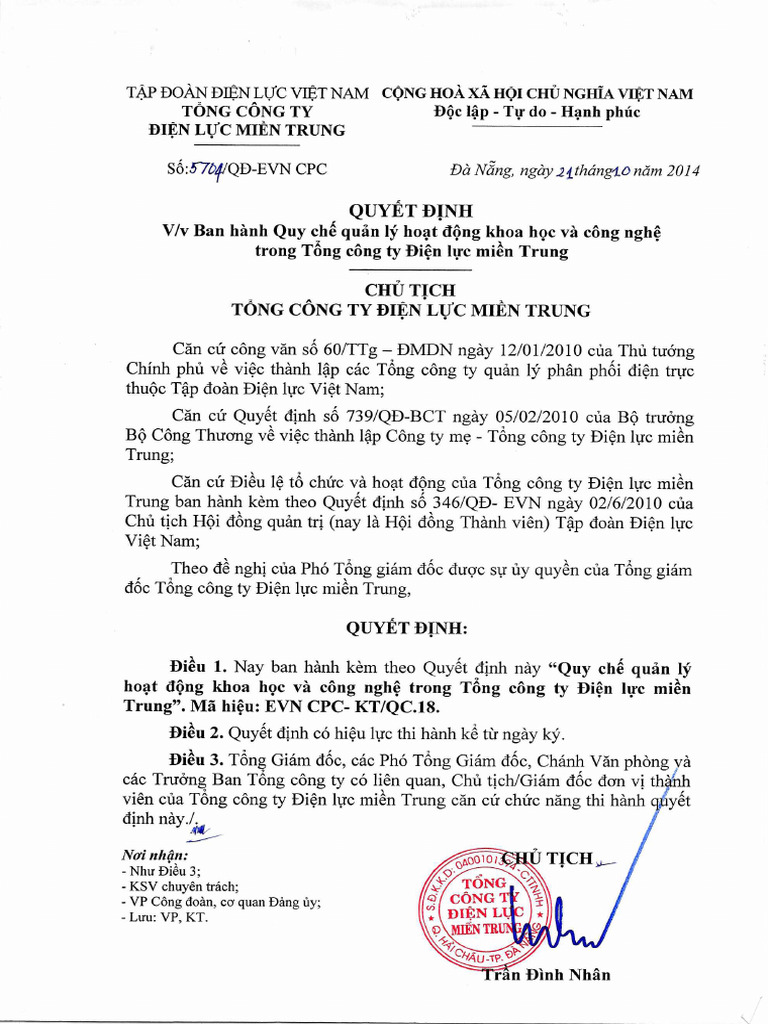QC Quan Li Hoat Dong Sang Kien | PDF