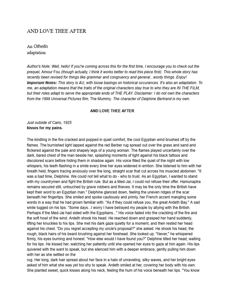 AND LOVE THEE AFTER | PDF