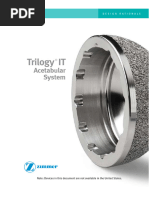 Trident II Tritanium Surgical Protocol | PDF | Pelvis | Screw