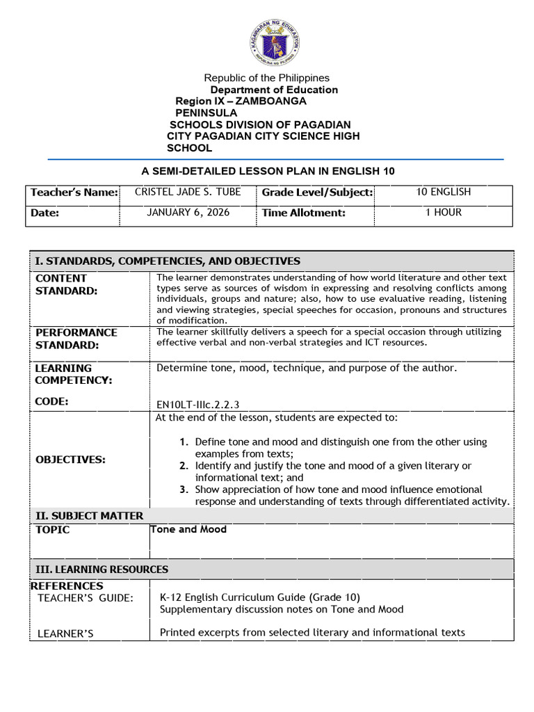 Miss Jade Co1 Lp | PDF | Emotions | Learning