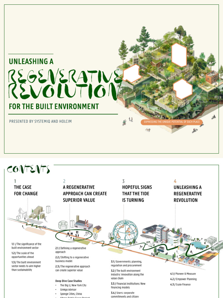 Regenerative Revolution | PDF | Infrastructure | Built Environment