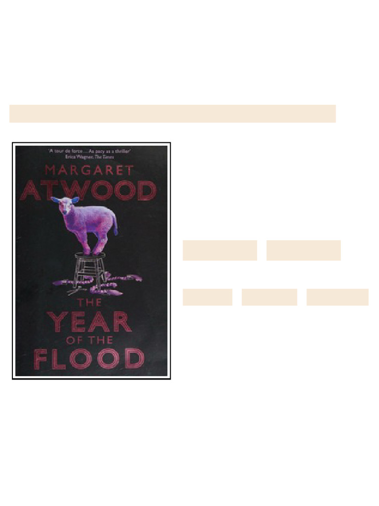 The year of the flood ebook portable reading edition | PDF