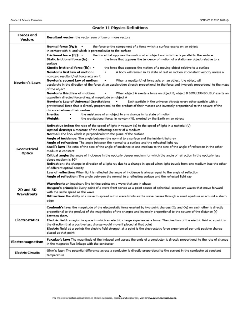 SCIENCECLINIC SMARTPREP Gr11 DBE ENG V3.0 Split 7 | PDF | Force | Friction