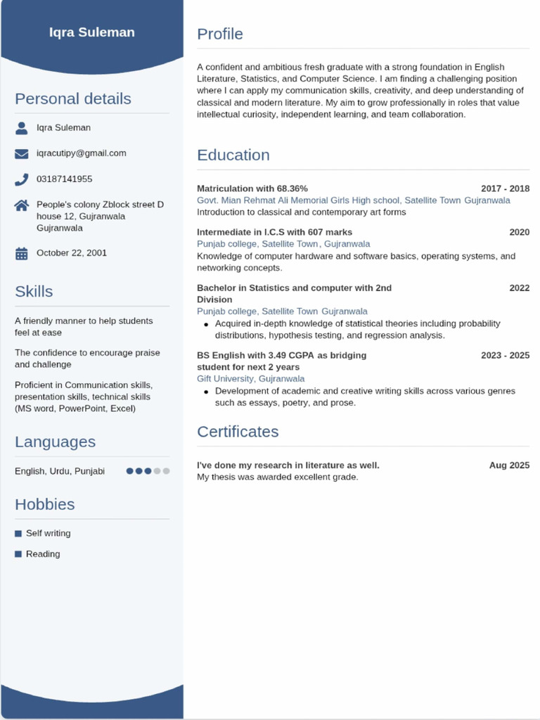 CV Official | PDF