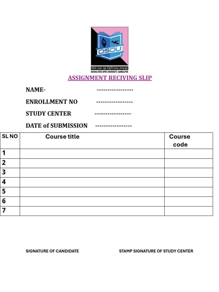 Assignment Slip 1 | PDF