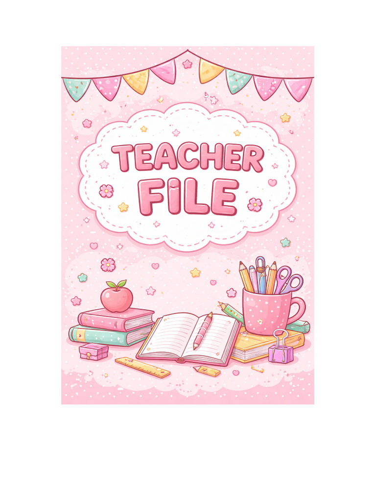 Teacher File Cover and GR12 Heading | PDF