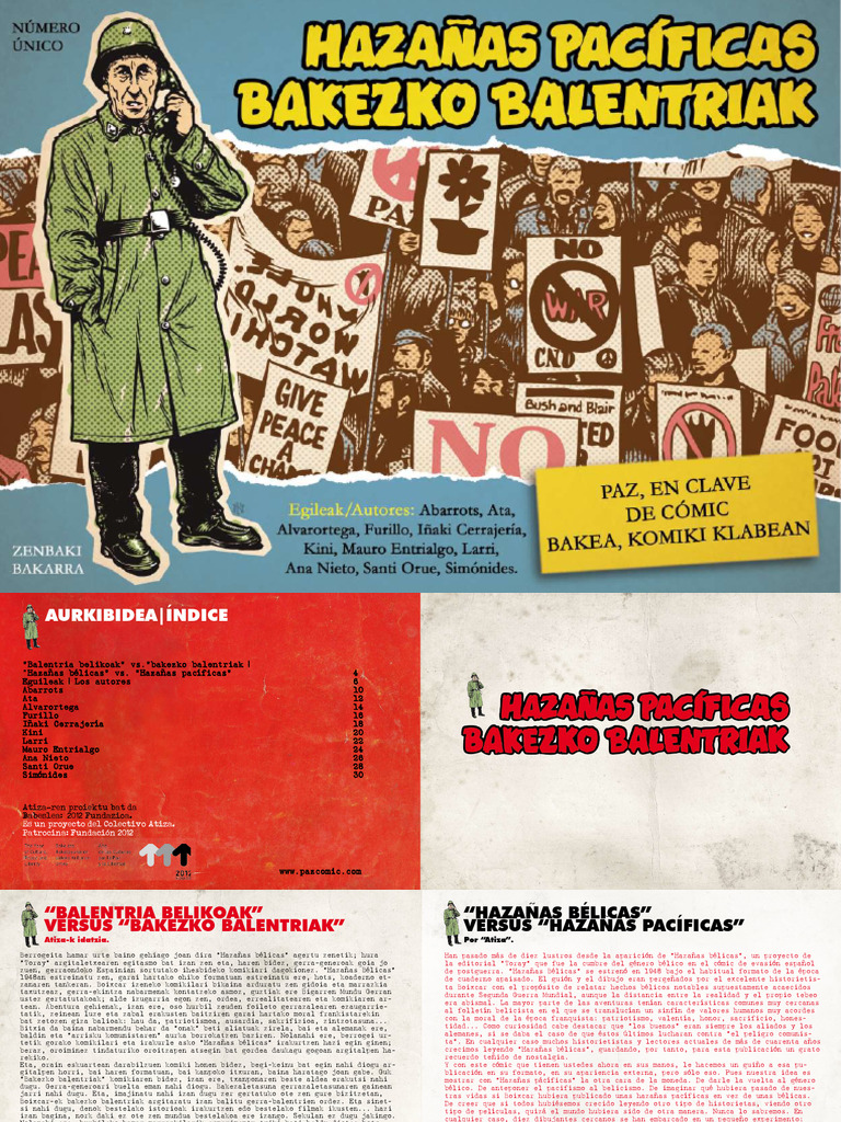 Paz en clave de cómic | PDF | Cómics