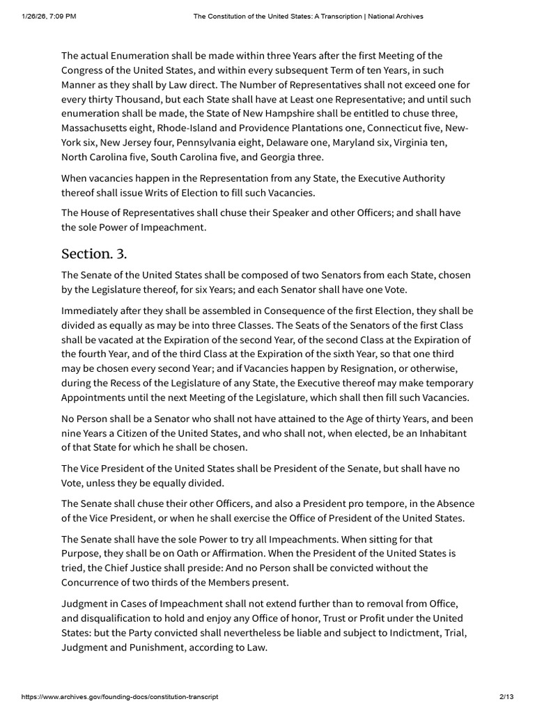 The Constitution 1 | PDF | United States Senate | United States House ...