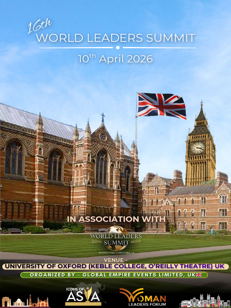 16th World Leaders Summit, UK Chapter... | PDF | Entrepreneurship ...