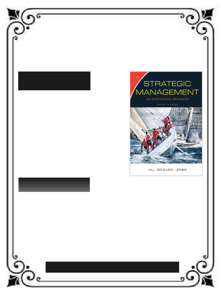 Strategic Management Theory An Integrated Approach 12th edition by ...