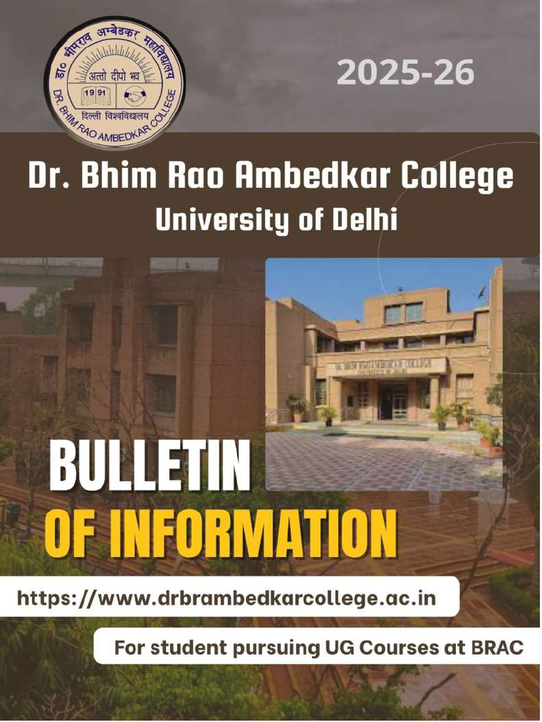 Final Prospectus BRAC 2025-26 | PDF | Bachelor Of Arts | Lecture